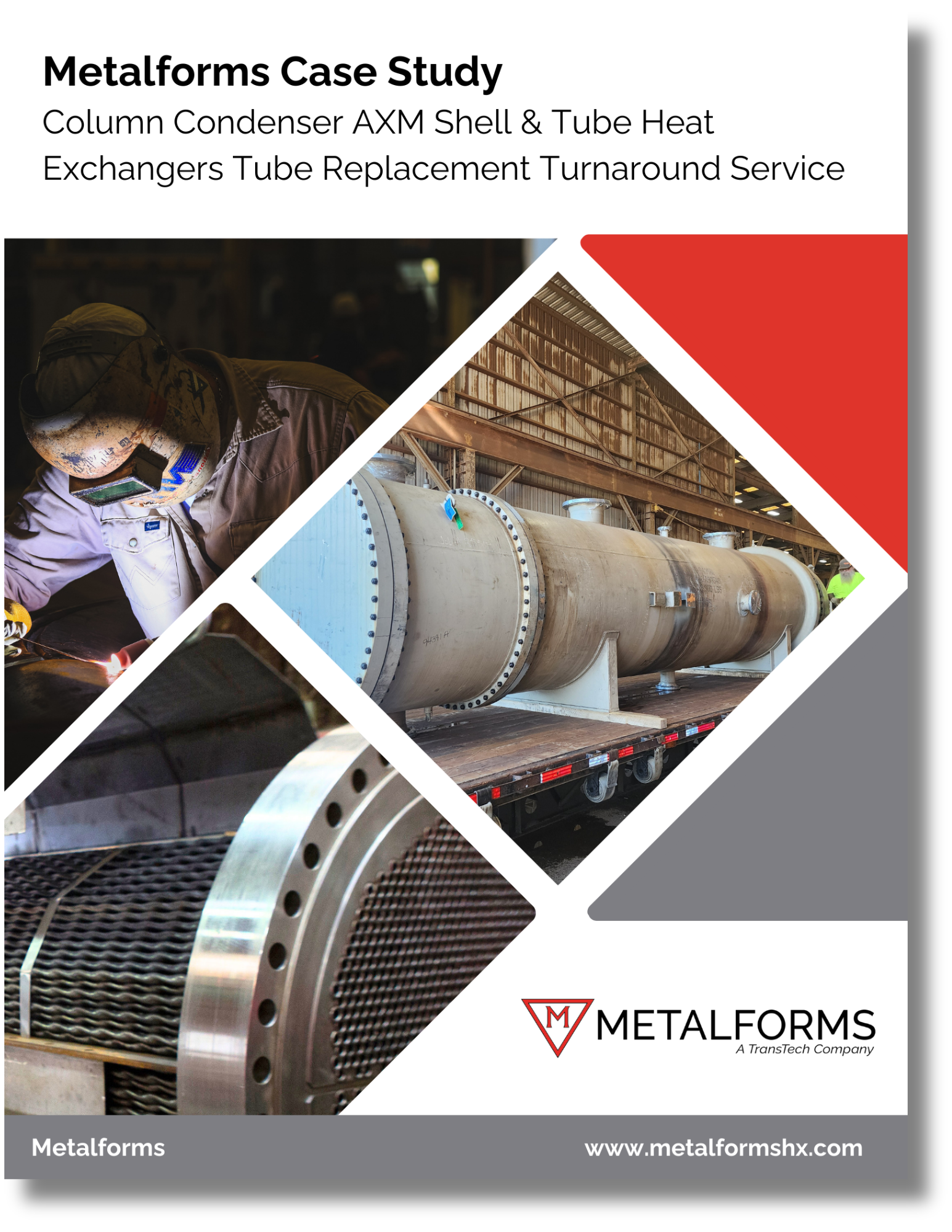 Column Condenser AXM HX Tube Replacement - Case Study | Metalforms